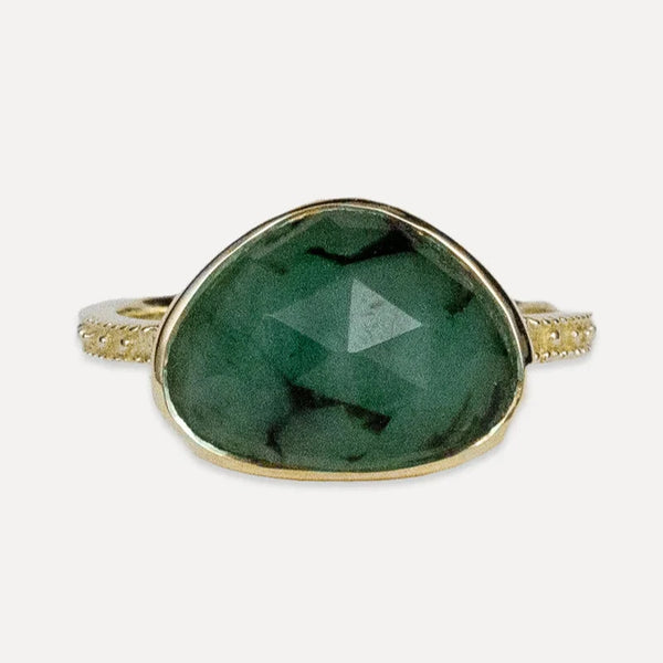 Zen Emerald Ring - Blue Windows